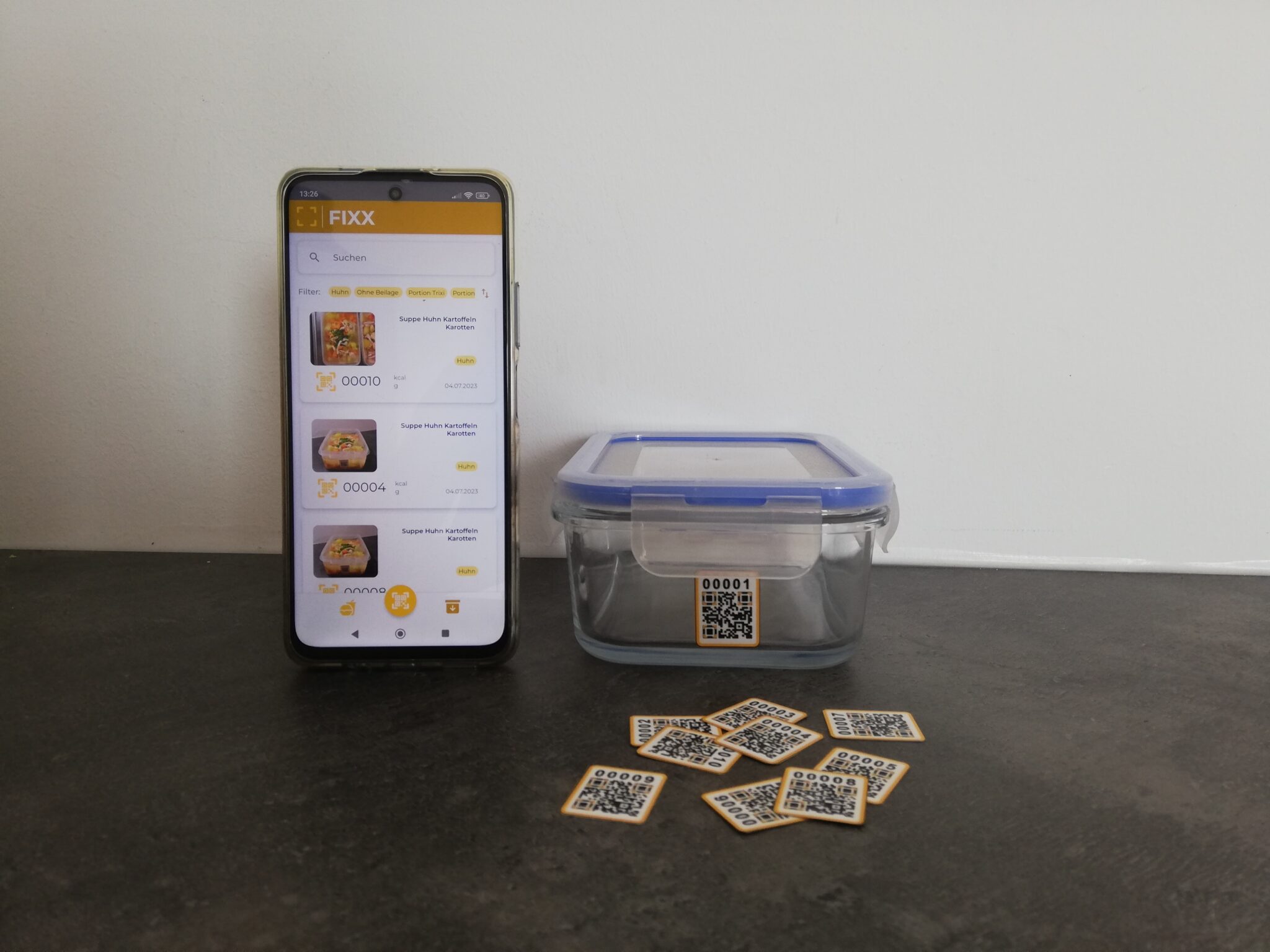 FIXX - Die Gefrierschrank App - Wissen was eingefroren ist!